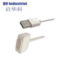China 4Pin Magnetic Pogo Pin Connector 12V 3A for LED Strip Smart Device Charging Cable for sale