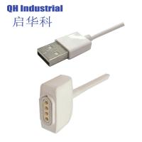 China 4Pin Magnetic Pogo Pin Connector 12V 3A for LED Strip Smart Device Charging Cable for sale