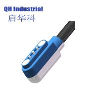 China 3 Pin 2.5mm Magnetic Pogo Pin Connector 1A 12V for Smart Watch Laptop Power for sale