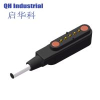 China 5Pin Male Magnetic Pogo Pin Connector 1A-5A 12V for Smart Watch PCB Charging for sale