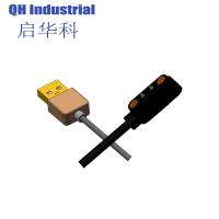 China 2Pin 4.0mm Pitch Magnetic Pogo Pin Connector Male for Smart Watch Device 1A 12V for sale