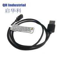 China 2Pin 4.0mm Pitch Magnetic Pogo Pin Connector Male for Smart Watch Device 1A 12V for sale