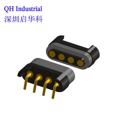 China Pogo Pin Magnetic Charger Connector 4Pin 5A for Smart Wearable Device Smart Home Application for sale