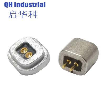 China Magnetic Pogo Pin Charger Connector 1.5mm Pitch 2Pin 3A for Smart Wearable Devices for sale