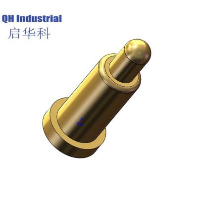 China Beryllium Copper Pogo Pin 5.0mm Length Double-Head RF Spring-Loaded Connector 10A for sale