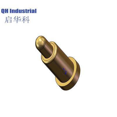 China Stainless Steel Pogo Pin Double End Brass C3604 6.0mm Length High Recycling SMT for sale