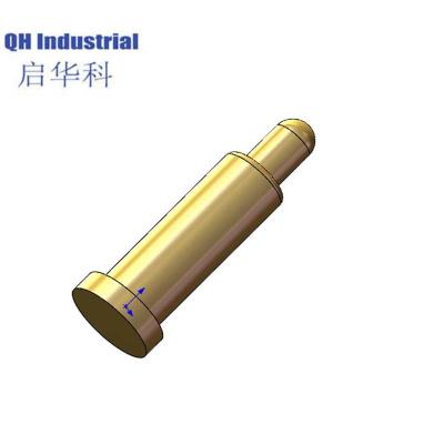 China SMT Pogo Pin Socket 6.5mm Length Gold Pd-Ni Plated SMA Connector for Electronic Products for sale