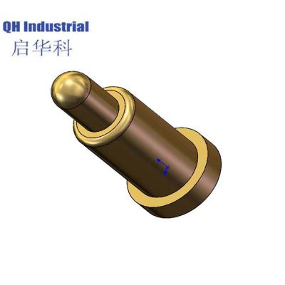 China CNC High Precision Amphenol SMT DIP Screw Type Pogo Pin Brass Signal Pin 7.0mm Length for sale