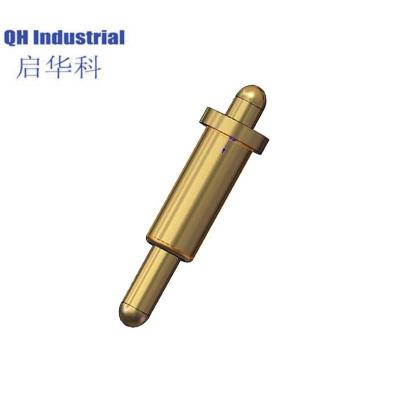China Double Ends 9.0mm Length 5uin 10uin Gold Plated PCB Mount SMA RF Pogo Pin for sale