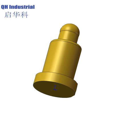 China Brass C3604 SMT 3.5mm Spring Load Pin Solder Cup for LCD Battery Contacts for sale