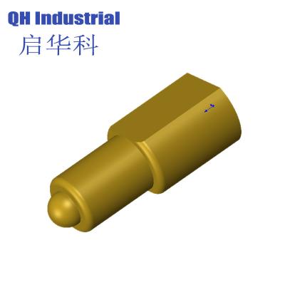 China SMD 5.5mm Roll Package USB Soldered Cup Pogo Pin Flat CNC Precision Mobile Phone Battery Solder Pogo Pin for sale
