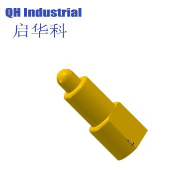 China Customized Telecom Screw Rf Pogo Pin 8.0mm SMD Ni Plating Keyboard DIP Magnetic Pogo Pin for sale