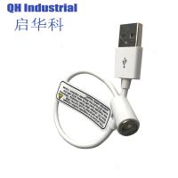 China 2Pin Spring Loaded Pogo Pin Connector 90 Degree Bend Gold Plated 3U 12V 3A for Androvid TV Box for sale