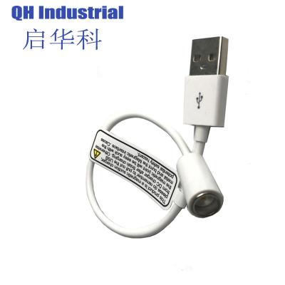 China 2Pin Spring Loaded Pogo Pin Connector 90 Degree Bend Gold Plated 3U 12V 3A for Androvid TV Box for sale