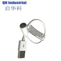 China 2Pin Spring Loaded Pogo Pin Connector 90 Degree Bend Gold Plated 3U 12V 3A for Androvid TV Box for sale
