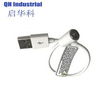 China 2Pin Spring Loaded Pogo Pin Connector 90 Degree Bend Gold Plated 3U 12V 3A for Androvid TV Box for sale