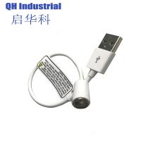 China 2Pin Spring Loaded Pogo Pin Connector 90 Degree Bend Gold Plated 3U 12V 3A for Androvid TV Box for sale