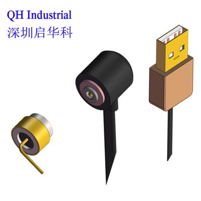China 2Pin 1A 3A Gold Plated Spring Loaded Pogo Pin Connector for Mobile Phone Battery Solder Cup for sale