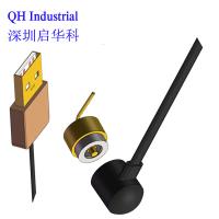 China 2Pin 1A 3A Gold Plated Spring Loaded Pogo Pin Connector for Mobile Phone Battery Solder Cup for sale