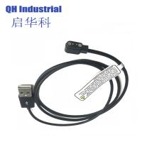 China 2Pin 2.84mm Magnetic Pogo Pin Connector 1A-3A 12V for PCB Laptop Power for sale