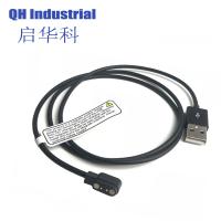 China 2Pin 2.84mm Magnetic Pogo Pin Connector 1A-3A 12V for PCB Laptop Power for sale