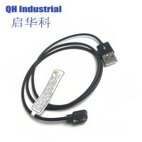 China 2Pin 2.84mm Magnetic Pogo Pin Connector 1A-3A 12V for PCB Laptop Power for sale