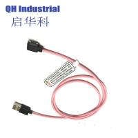China 2Pin 2.84mm Magnetic Pogo Pin Connector Waterproof 1A 12V for PCB Mobile Phone Charging for sale
