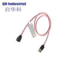 China 2Pin 2.84mm Magnetic Pogo Pin Connector Waterproof 1A 12V for PCB Mobile Phone Charging for sale