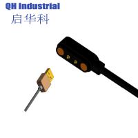 China 2Pin 4.0mm Long Life Time Durability Smart Watch Solder Spring Load Pin Pogo Pin Cable for sale