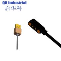 China 2Pin 4.0mm Long Life Time Durability Smart Watch Solder Spring Load Pin Pogo Pin Cable for sale