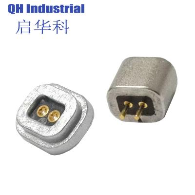 China CE Standard 2Pin Single Head RF Pogo Pin Magnetic Connector SMD GPS 5A 12V for sale