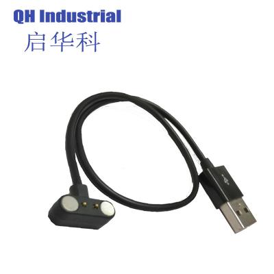 China 2Pin Magnetic Pogo Pin Connector 12V 3A for Smart Watch Battery Charging for sale