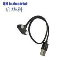 China 2Pin Magnetic Pogo Pin Connector 12V 3A for Smart Watch Battery Charging for sale