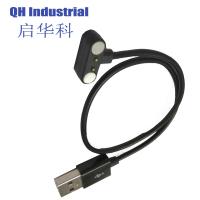 China 2Pin Magnetic Pogo Pin Connector 12V 3A for Smart Watch Battery Charging for sale