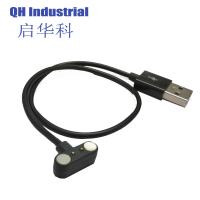 China 2Pin Magnetic Pogo Pin Connector 12V 3A for Smart Watch Battery Charging for sale