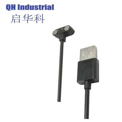 China 2Pin Precision Artwork Electronic Vertical Type Pin Magnetic Pogo Pin Usb Connectors for sale