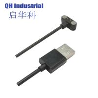China 2Pin Precision Artwork Electronic Vertical Type Pin Magnetic Pogo Pin Usb Connectors for sale