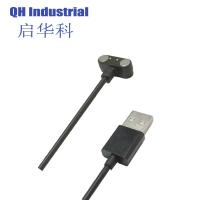 China 2Pin Precision Artwork Electronic Vertical Type Pin Magnetic Pogo Pin Usb Connectors for sale