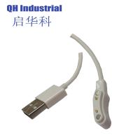 China 2Pin Non-Standard Mobile Right Angle Type Spring Load Pin Magnetic Pogo Pin Charger Connector for sale