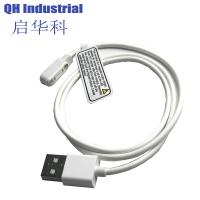 China 2Pin 7.6mm Pitch Magnetic Pogo Pin Connector 1A-3A 12V Gold Plated for Aerospace USB for sale