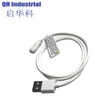 China 2Pin 7.6mm Pitch Magnetic Pogo Pin Connector 1A-3A 12V Gold Plated for Aerospace USB for sale