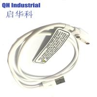China 2Pin 7.6mm Pitch Right Angle Spring Load Pogo Pin Connector for USB 1A-3A 12V for sale