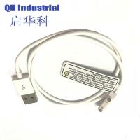 China 2Pin 7.6mm Pitch Right Angle Spring Load Pogo Pin Connector for USB 1A-3A 12V for sale
