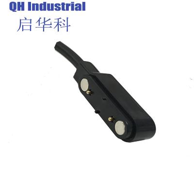 China 2Pin 10.2mm Pitch Spring Loaded Pogo Pin Connector Gold Plated 3U for sale