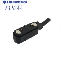 China 2Pin 10.2mm Pitch Spring Loaded Pogo Pin Connector Gold Plated 3U for sale
