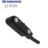 China 2Pin 10.2mm Pitch Spring Loaded Pogo Pin Connector Gold Plated 3U for sale