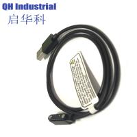 China 2Pin 10.2mm Pitch Magnetic Spring Loaded Pogo Pin Connector Brass Gold Plated 3A 12V for sale