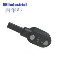 China 2Pin Mini SMT Pogo Pin Connector for USB TV Box 1A 12V Gold Plated for sale