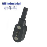 China 2Pin Mini SMT Pogo Pin Connector for USB TV Box 1A 12V Gold Plated for sale