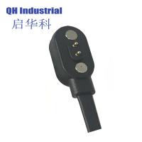 China 2Pin Mini SMT Pogo Pin Connector for USB TV Box 1A 12V Gold Plated for sale